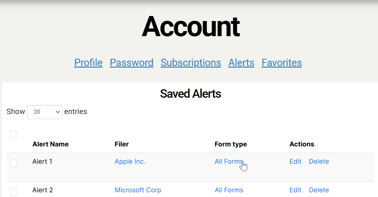 SEC 10-Q - SEC Filing Data